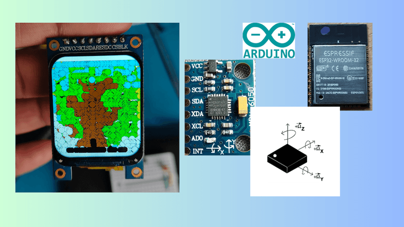 Accelerometer / Gyroscope sensor MPU6050 Airmouse with ESP32 x BLE ...
